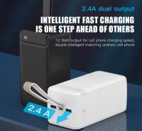 China Power Bank 50000mah Large Capacity Big Power Bank Mobile Charger Power Bank Led Display with Rope Handle for sale