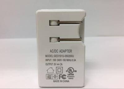 China 5V2A Foldable US Plug Travel Charger with UL FCC Certified ,efficiency Level VI for sale