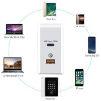 China 30W White / Black Fast Charging Cell Phone Chargers With AC 100 - 240 V Input for sale