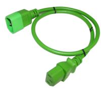 China Durable IEC C13 C14 Power Cord 14AWG AC 7A PVC Material RoHS Standard for sale