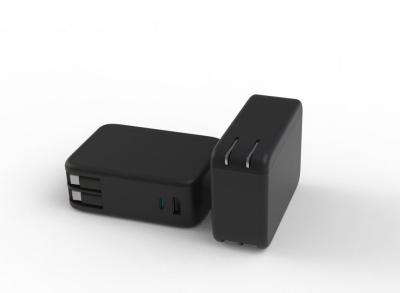 China QCPC30W Charger with retractable Cable Foldable US Plug 20W 30W For Phone tablet PC GPS handheld device for sale