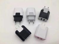 China 5V3.1A Dual USB Wall Charger,Charging Block For iPhone ,Google Pixel Black and White for sale