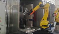 China Robot Grinding Polishing Machine ±0.02mm Precision 220V For Aluminum Alloy Handles for sale