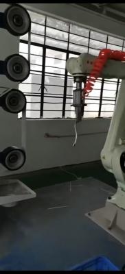 China Aluminum Alloy Industrial Grinding Robot Arm with Sanding Belt for sale