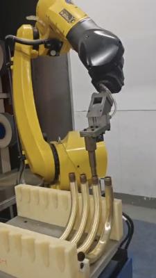 China Four Station Robot Grinder Over 70% Yield for Copper Alloy Bathroom Faucet Sanding for sale