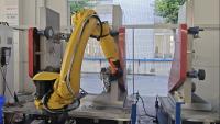 China Six Axis Robotic Grinding And Polishing Fully Automated for Microwave Handle for sale