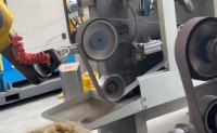 China Robotic Grinding And Polishing Solution Featuring Six Axis Robot for Consistent Stainless Steel Surface Finishes and Production Cycles for sale