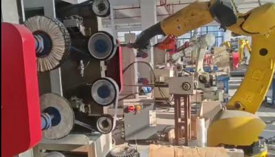 China Robotic Grinding Cell Designed for Daily Maintenance and Grinding of Zinc Alloy Bathroom Hardware with Consistent Surface for sale