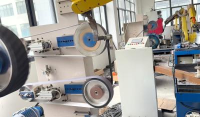 China Robust Robotic Grinding System with Eco-Friendly Operation for Welded Stainless Steel Bathroom Faucets for sale