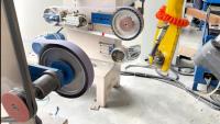 China Robust Robotic Grinding System with Eco-Friendly Operation for Welded Stainless Steel Bathroom Faucets for sale