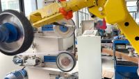 China High-Performance Eco-Friendly Robotic Grinding System for Welded Stainless Steel Bathroom Faucets for sale