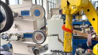 China High-Precision Robotic Grinding Solution for Welded Stainless Steel Bathroom Faucets for sale