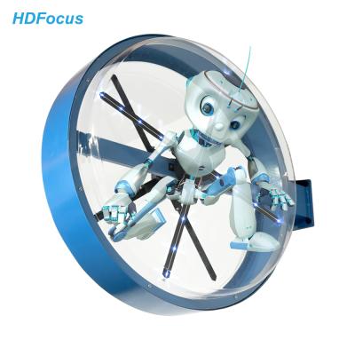 China Dual Sides Outdoor 3D Hologram Led Fan Cloud Control Hologram Advertising Equipment Holographic Fan Projector for Shops Events for sale