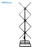 China 100CM 1*3 Human Shape Splicing Solution 3D Hologram Fan Advertising Machine for sale