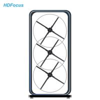 China Colors New 4 Blades Hologram Human Hologram Projector Fan for Display Stand Advertising for sale