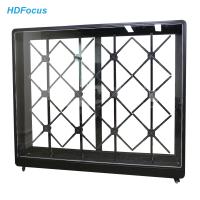 China 4x3 Outdoor 3d Holographic Splicing Display  Cabinet Projector Led Advertising 3d Hologram Fan Screen Sheet Metal Bracket for sale