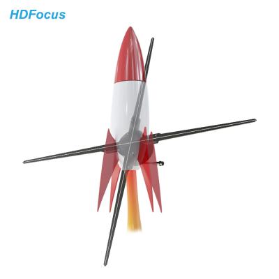 China Led Projector Holographic Advertising Playing Equipment Machine With 16g Memory Card 3d Hologram Fans Wifi for sale