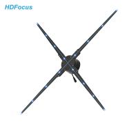 China High Definition Combined Large Splicing Holographic Lamp Advertising Display 3d Hologram Projector Fan for Exhibition for sale