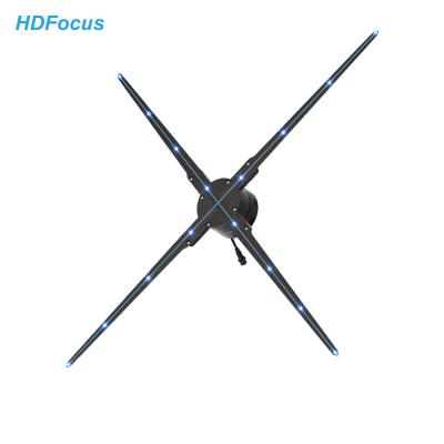 China High Definition Combined Large Splicing Holographic Lamp Advertising Display 3d Hologram Projector Fan for Exhibition for sale