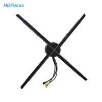 China 80CM High Resolution 3D Wifi Hologram LED Fan Holographic Projector Display Advertising 3D Holographic Fan for Outdoor Events for sale