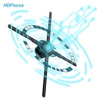 China 3D Advertising Ad Holographic Fans Hologram Fan 3d Fan Holographic Display for sale