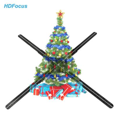 China 65cm 4 Blades Wifi 3d Hologram Holographic 3d Led Fan Display Spinning Advertising Fan With Best Price for sale