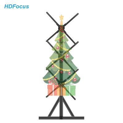 China High Quality Spinning Led Fan Hologram Projector Screen Stand Wall Mounted Rotating Led Fan for sale