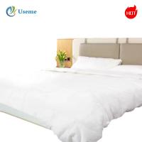China Filled Cotton Hotel Disposable Products Rectangular Disposable Bedding For Travel for sale