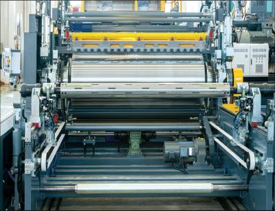 China Laiyi Extrusion Laminating Machine Line Components-Drum Roll Pressing Rewinder for sale