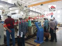 China Strong Adaptable Poly Coating Machine , Air Shaft Dry Lamination Machine for sale