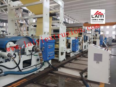 China High Precision Adhesive Coating Automatic Paper Lamination Machine 45-55kw Extruder Power for sale