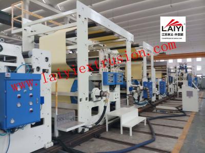China PP Film Extruder Commercial Laminating Equipment Hydraulic Lamination Structure Design for sale
