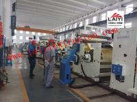 China Shoes Material Hot Melt Sheet Coating Machine For 3-6 Inch Paper Core for sale
