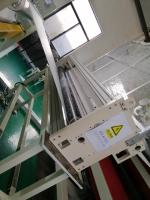 China Melt Spray Fabric / Melt Blown Fabric Machine , Non Woven Fabric Manufacturing Plant single screw whithe and blue, for sale