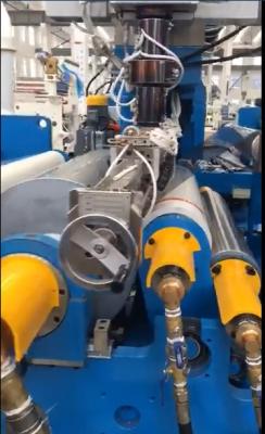 China Laminating Film Extrusion Laminating Machine For Protective Laminating Film In White And Blue for sale