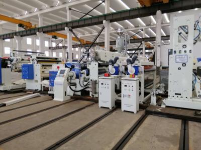 China 45μM 1400mm Mono Roll Paper Extrusion Lamination Plant for sale