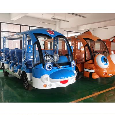 China Wholesale Price Resort Car Tourist Electric Park Scenic Bus For Amusement Park 5400*1520*2300mmH for sale