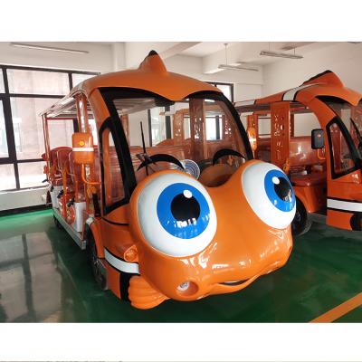 China Sanchuan Train Outdoor Tourist Cartoon Electric Train Bus Sightseeing For Amusement Park 5400*1520*2300mmH for sale