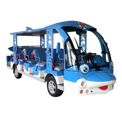 China Sanchuan Resort Car Sightseeing Bus Train Electric-Shuttle-Bus-For-Sale 5400*1520*2300mmH for sale
