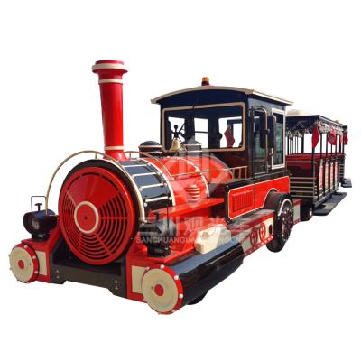 China Popular Customized ALLOY Merry Christmas Festival Theme Tourist Train For Amusement Park And Scenic Area for sale