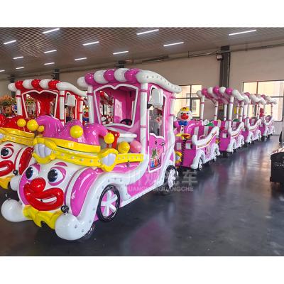 China Attractive ALLOY Sanchuan Electric Kiddie Mini Trackless Train Ride Games for sale