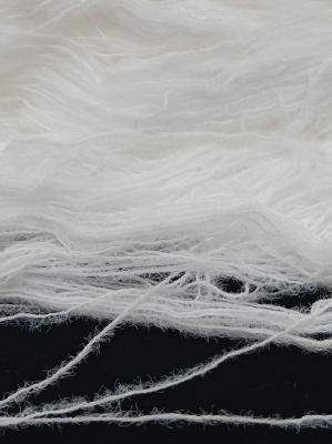 China 0.9cm Nylon Suede Fancy Yarn For Making Coat Fabric for sale