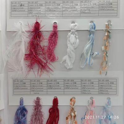 China Synthetic Yarn 4.5Nm Eyelash Yarn With Different Size Brush for sale