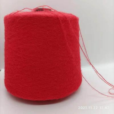 China Fur Like 1.3cm Fancy Yarn Nylon Mink Yarn With Streight Pile For Making Sweater for sale