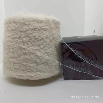 China PV Pile Polyester Feather Yarn 4.2Nm Crocheted For Knitting for sale