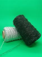 China Polyester Fancy Embroidery Yarn Crocheted With Metallic Pile for sale