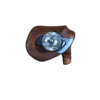 China Wooden rotating handle gear type solid wood handle handheld camera handle photography equipment accessories for sale