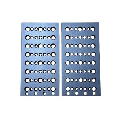 China CNC machine tool metal perforated plate made of aluminum alloy custom designs available upon request for sale