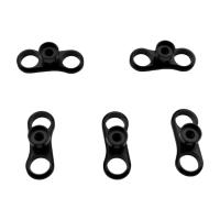 China High Precision CNC Machined Custom Aluminum Alloy Dual Hole Connector Bracket for sale