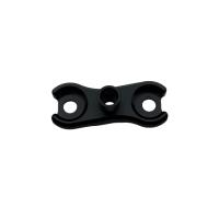 China Custom CNC Machined Aluminum Alloy Two Hole Connectors  CNC Milling and Turning Manufacturing for sale